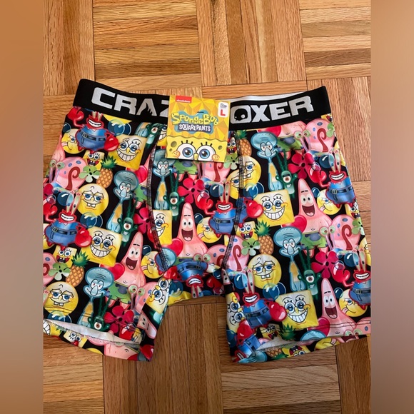 Crazy Boxer | Underwear & Socks | Spongebob Boxer Briefs Size Large ...